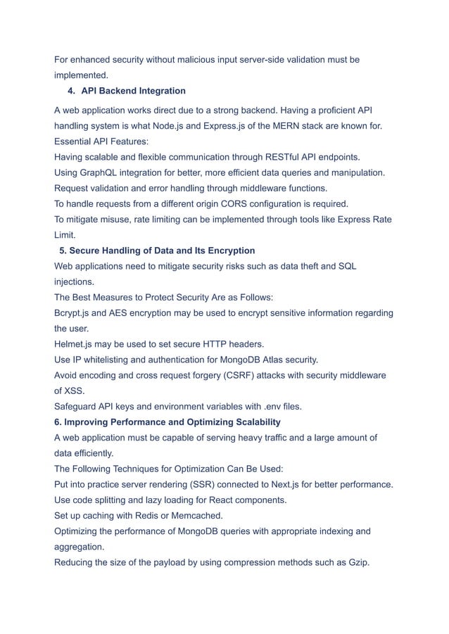 10 Key Considerations For Creating A Mern Stack Web Application Pdf