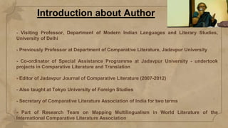Comparative Literature & Translation Studies | PPTX