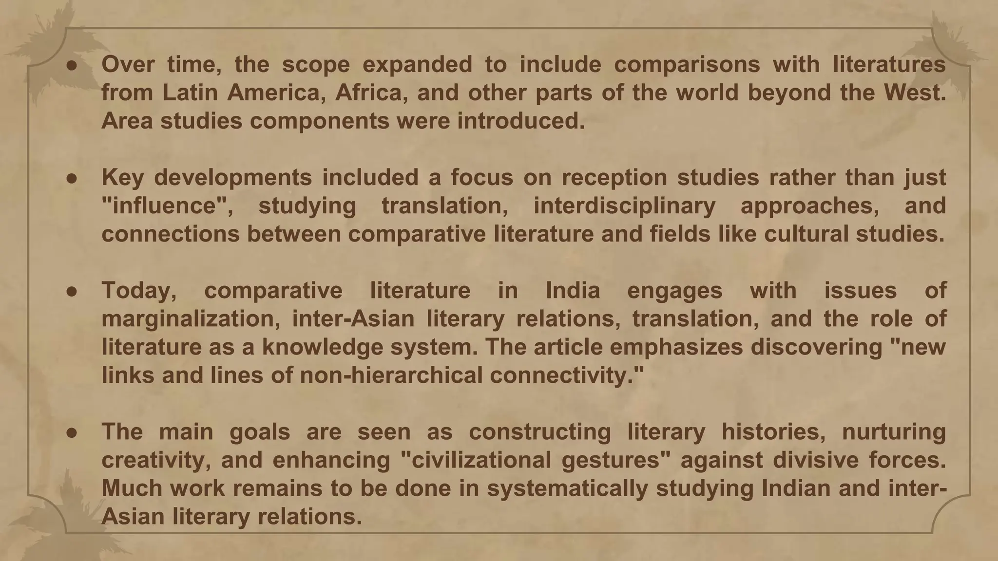 Article-3 COMPARATIVE LITERATURE IN INDIA_ overview of its history by Subha Chakraborty Dasgupta ...