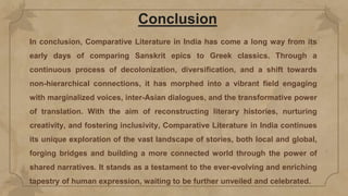 Article-3 COMPARATIVE LITERATURE IN INDIA_ overview of its history by Subha Chakraborty Dasgupta ...