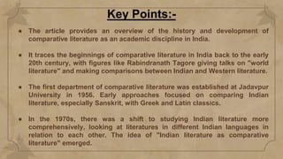 Article-3 COMPARATIVE LITERATURE IN INDIA_ overview of its history by Subha Chakraborty Dasgupta ...