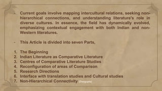 Article-3 COMPARATIVE LITERATURE IN INDIA_ overview of its history by Subha Chakraborty Dasgupta ...