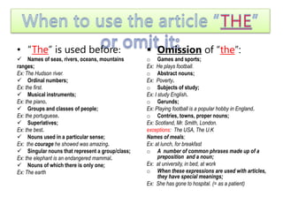 the definite 'the' article-activities.ppt