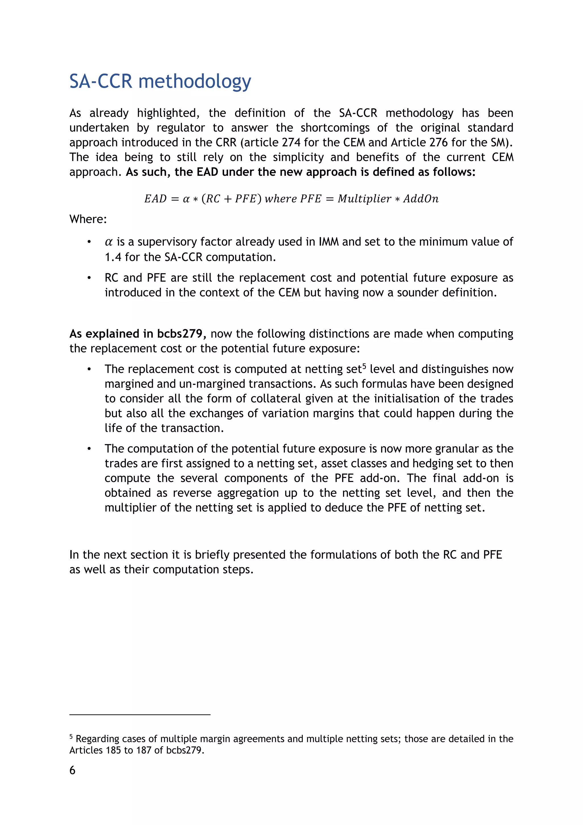 Article cem into sa-ccr | PDF
