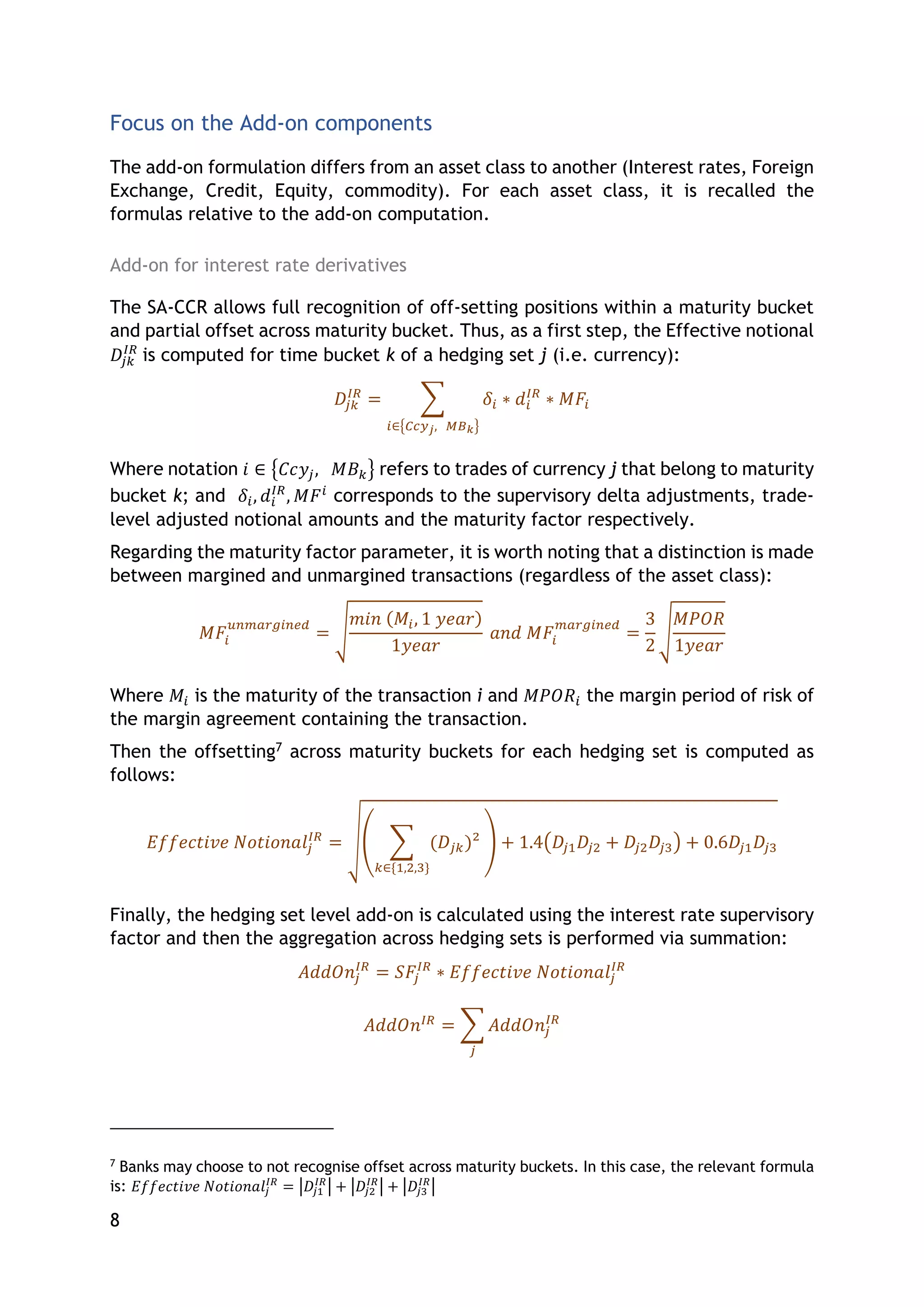 Counterparty Credit RISK | Evolution of standardised approach | PDF