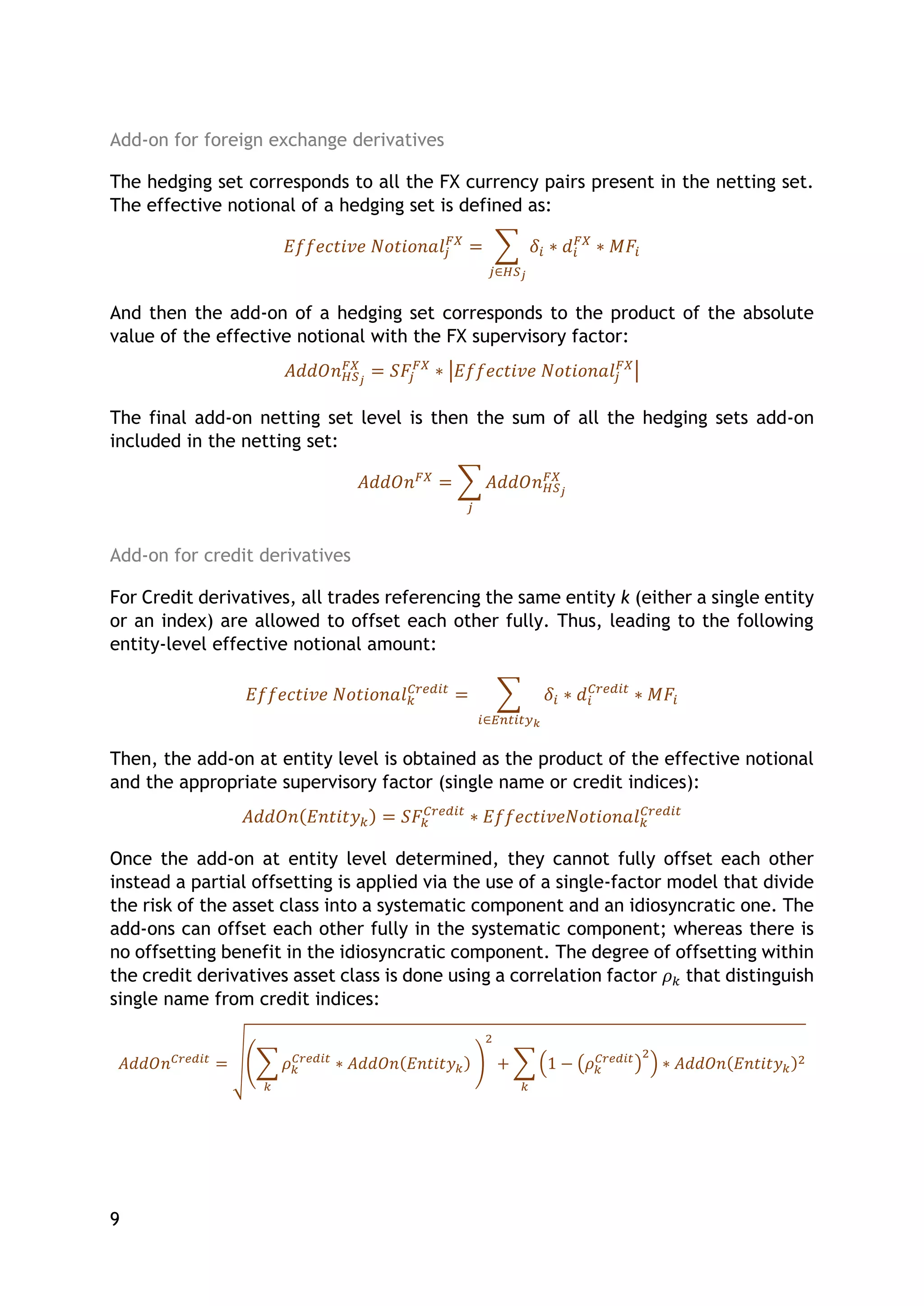Counterparty Credit RISK | Evolution of standardised approach | PDF