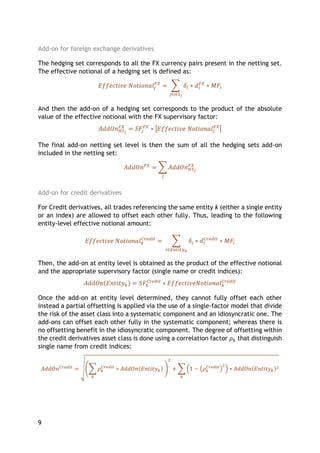 Counterparty Credit RISK | Evolution of standardised approach | PDF