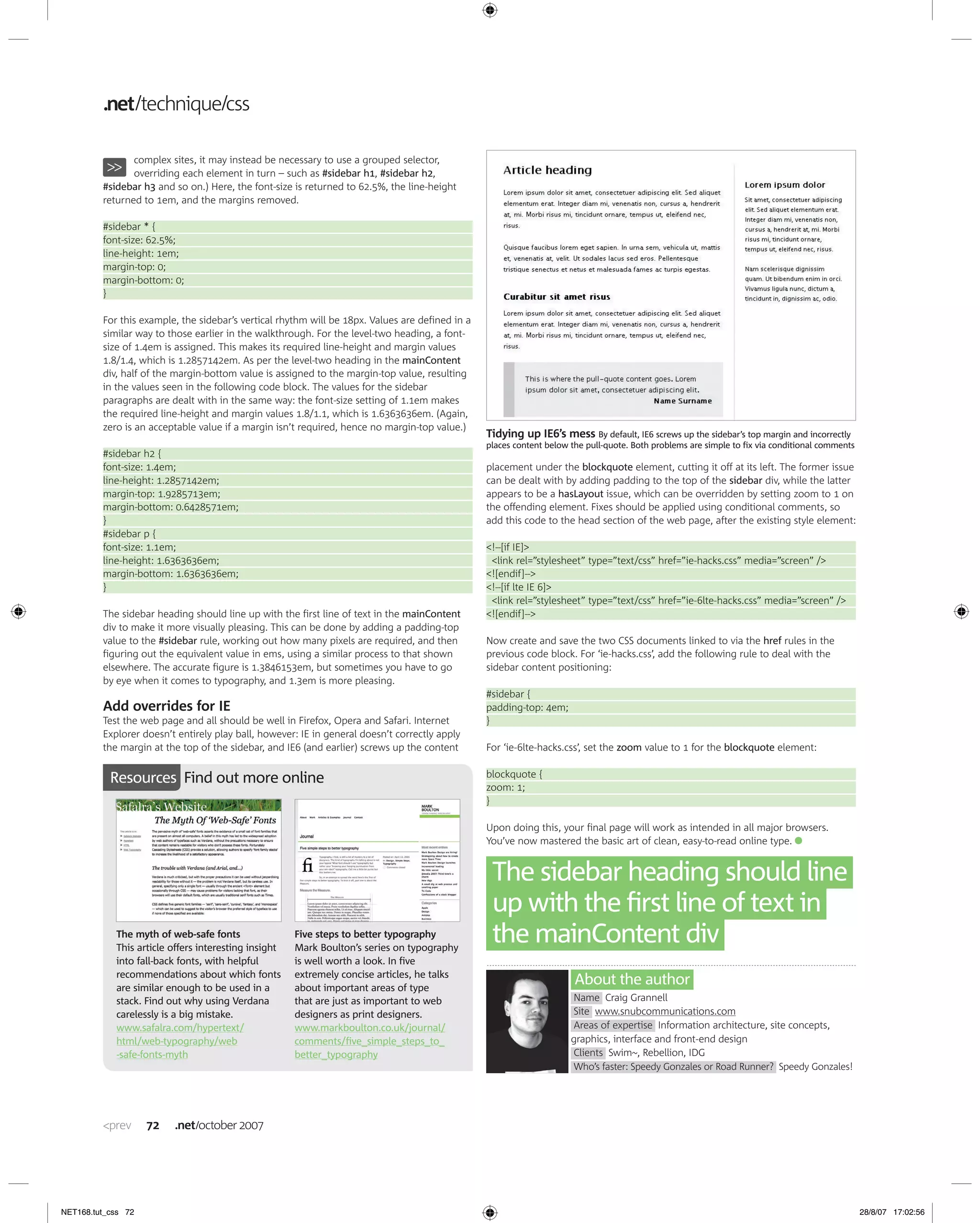 Article css | PDF | Web Design and HTML | Internet