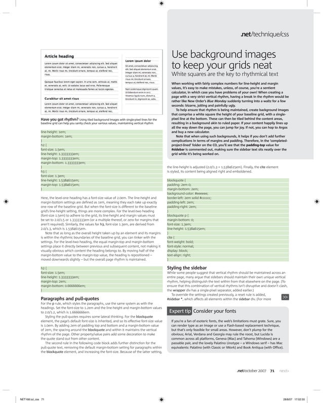 Article css | PDF | Web Design and HTML | Internet