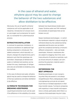 Effectively Break Azeotropes | PDF