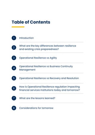 Ensure Preparedness with Operational Resilience - Article | PDF