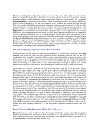 Followership, Gordon Curphy, PhD | PDF
