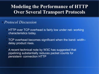 Article http over transport protocols | PDF | Computer Networking ...