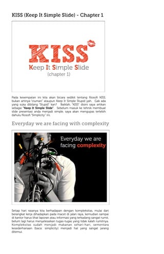 3 Steps to KISS (Keep It Simple Slide) | PDF