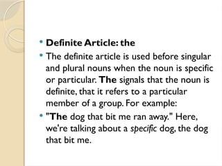 Article-Lec one comes here in this presentation | PPTX