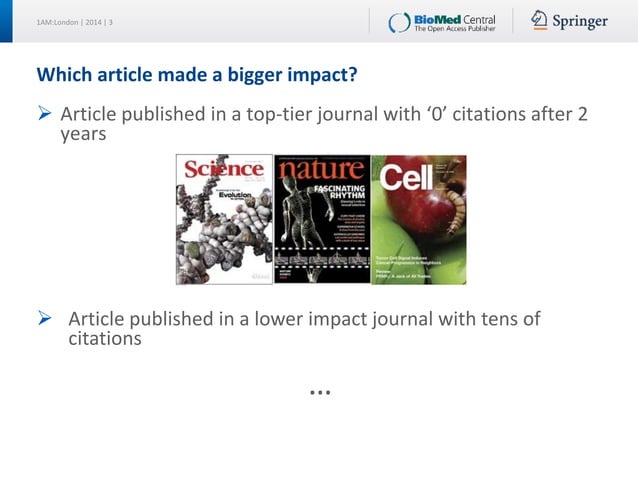 Article level metrics - 1AM:London | PPTX