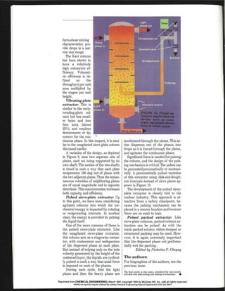 A Fresh Look At Liquid-Liquid Extraction: CHEMICAL ENGINEERING ...