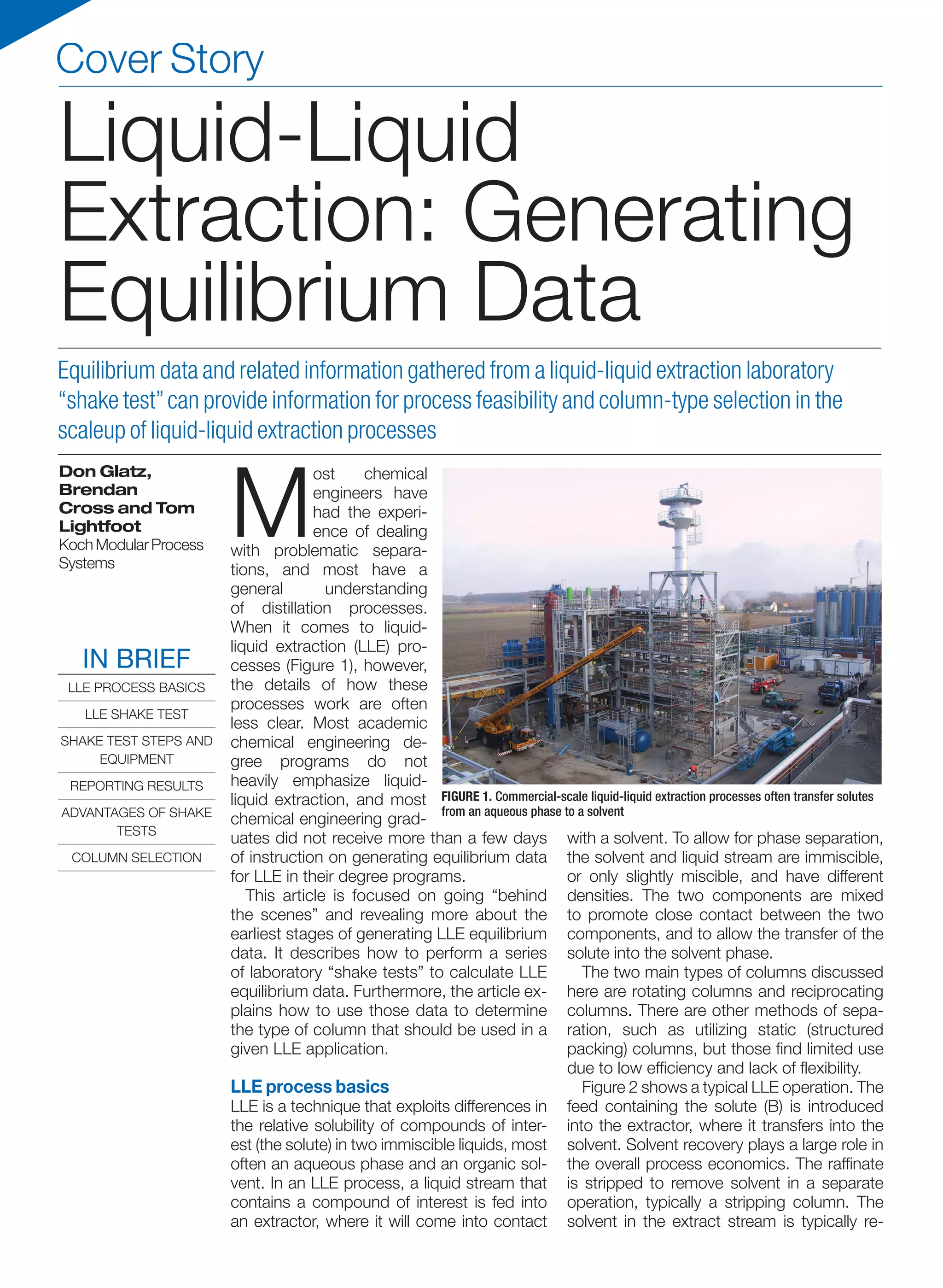 Liquid-Liquid Extraction: Generating Equilibrium Data | PDF