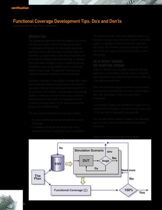 Functional Coverage Development Tips - Mentor Graphics | PDF
