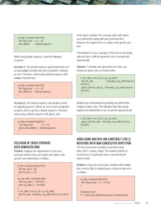 Functional Coverage Development Tips - Mentor Graphics | PDF