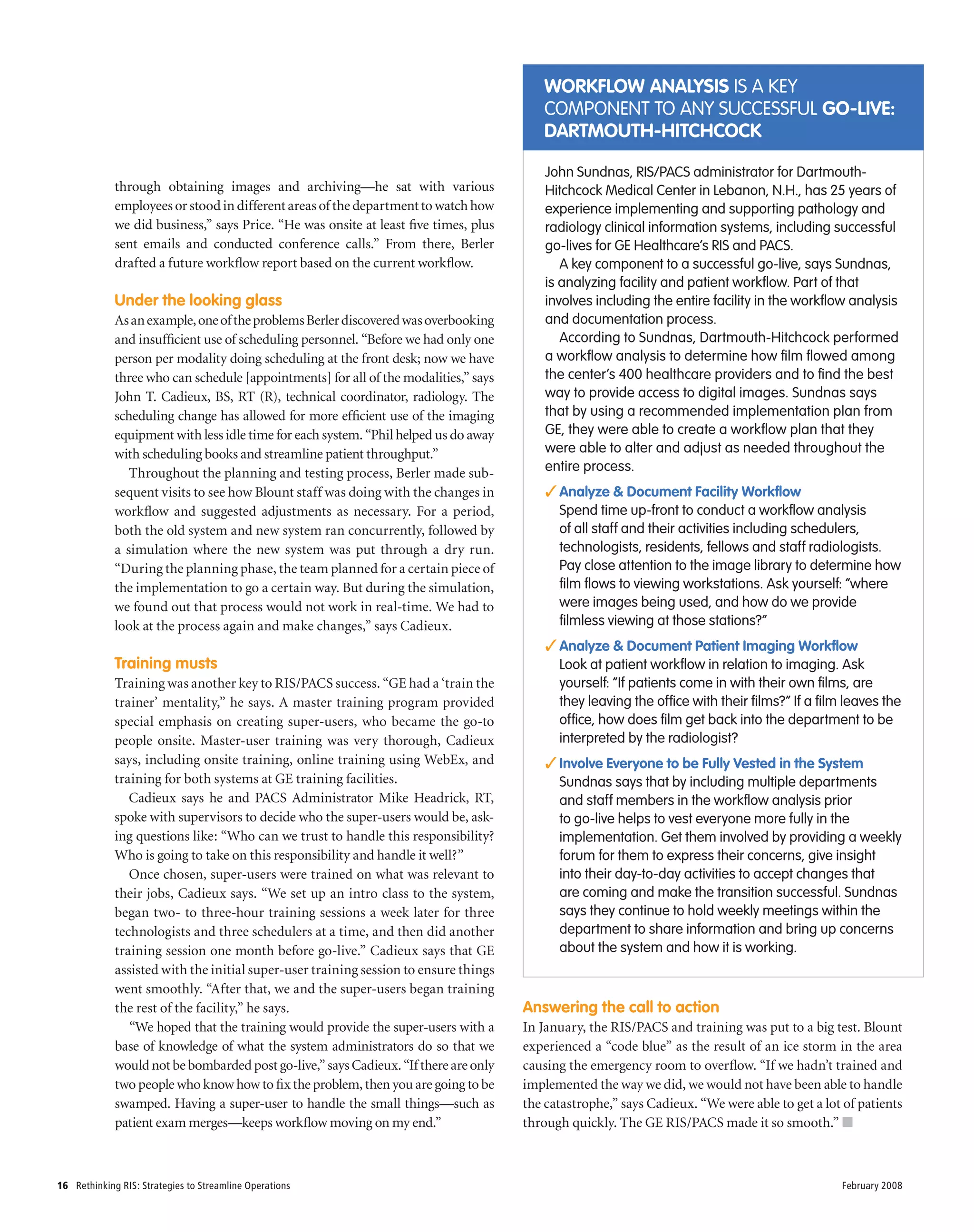 Rethinking RIS: Strategies to Streamline Operations | PDF