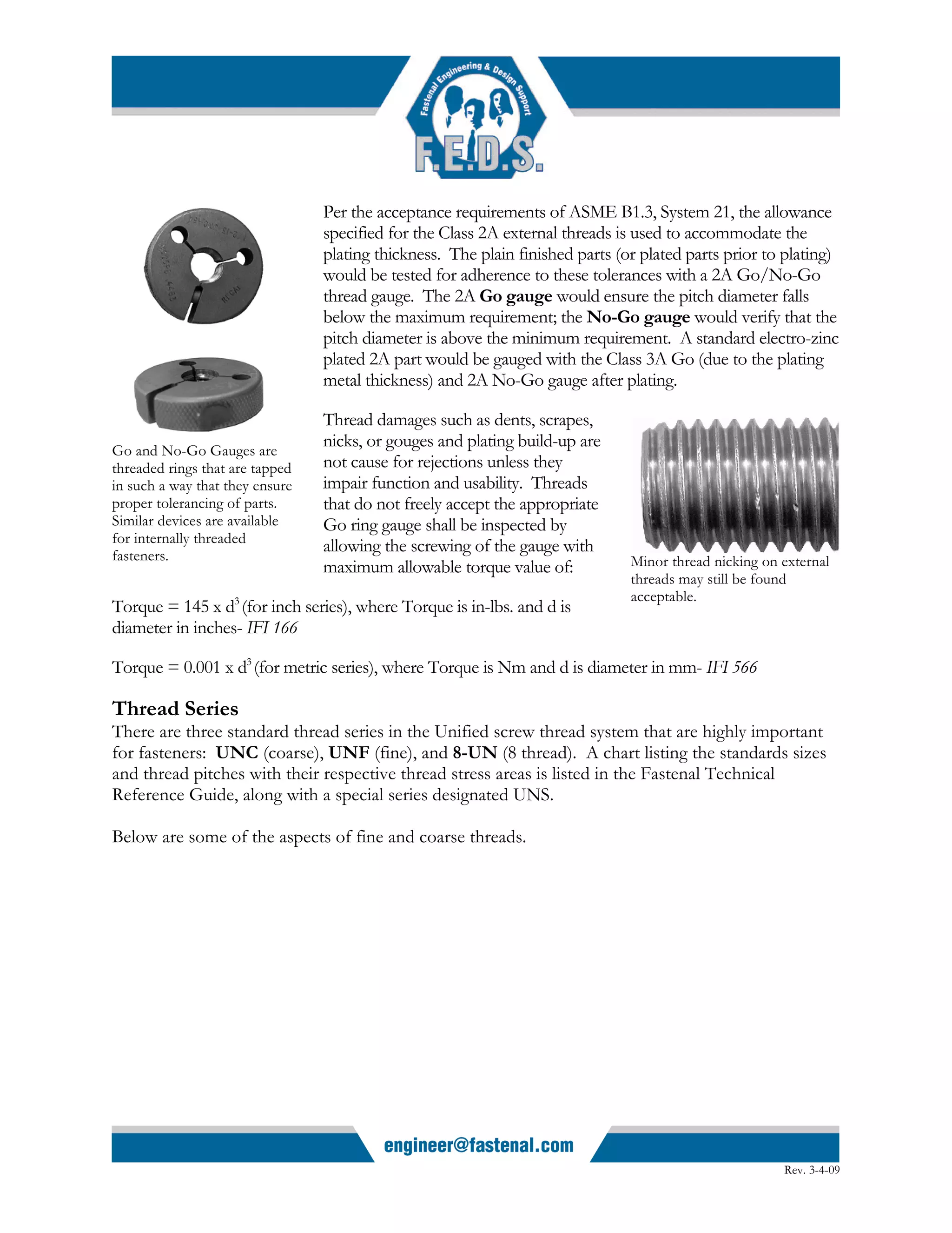 Article screw threads design | PDF
