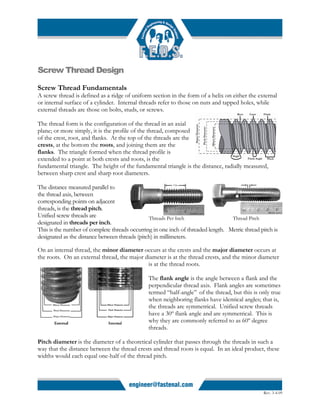 Article screw threads design | PDF