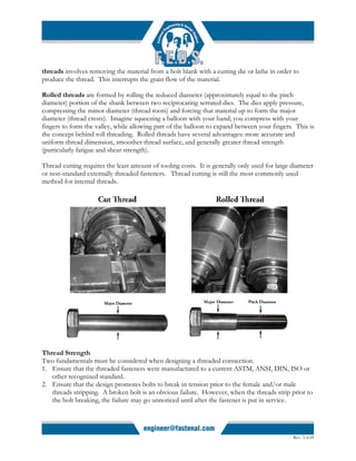 Article screw threads design | PDF