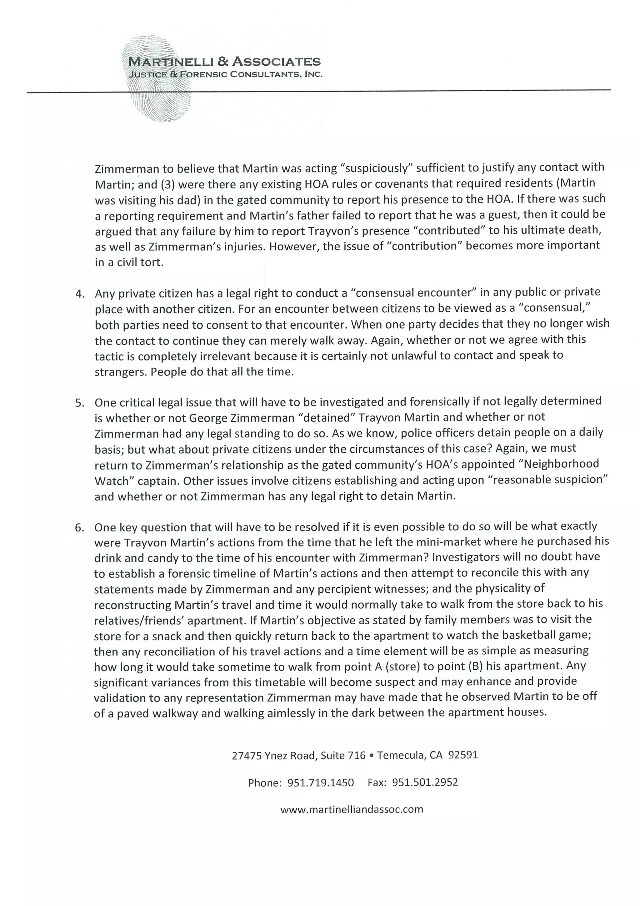 Article The Trayvon Martin Shooting by Ron Martinelli, Ph.D. | PDF