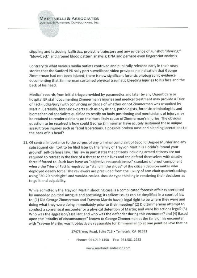 Article The Trayvon Martin Shooting by Ron Martinelli, Ph.D. | PDF