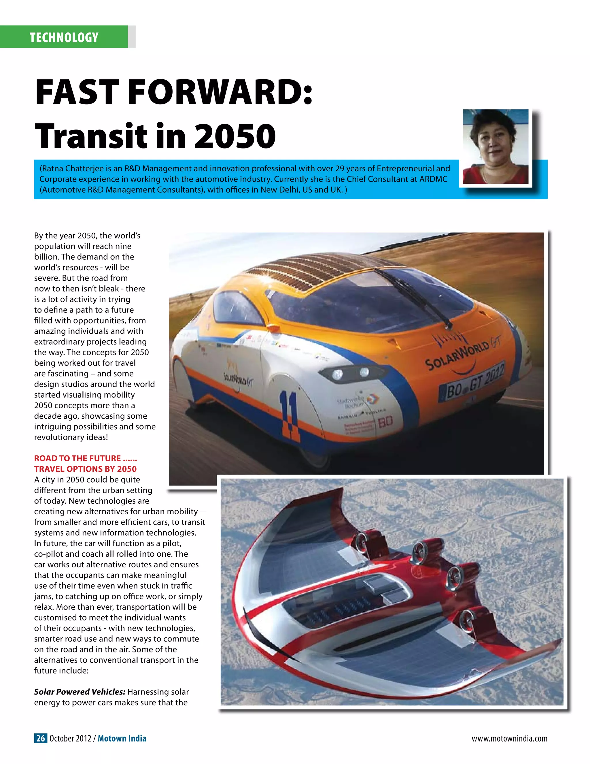Transit 2050 (oct 2012) | PDF | Green Vehicles | Auto Type