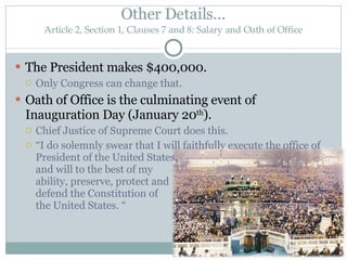 Article Two of the Constitution | PPT