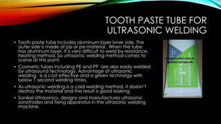 Ultrasonic Tube Welding | PDF | Business | Business and Finance