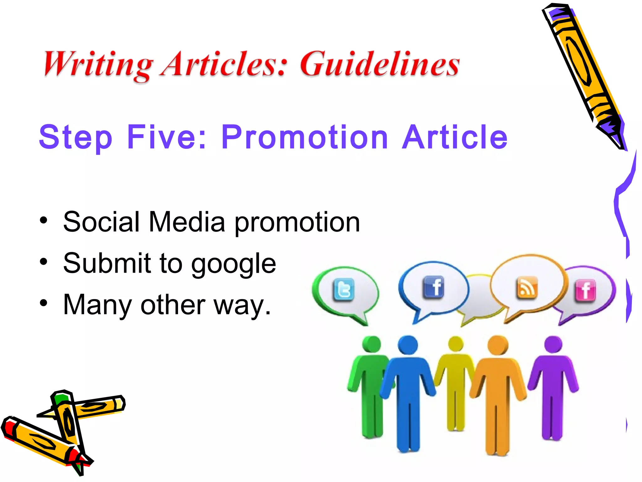 Article Writing Tips | PPT