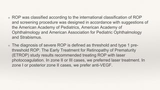 Prevalence of Retinopathy of Prematurity | PPT