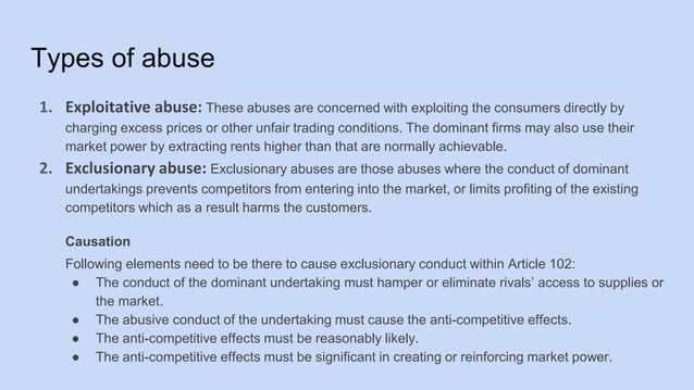 Article 102 TFEU (2) | PPT