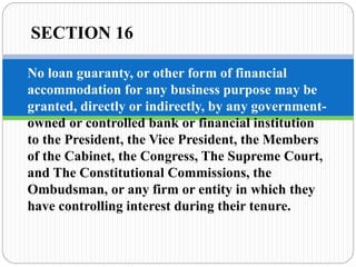 Article 11 accountability of public officers | PPTX