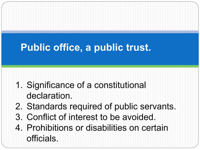 Article 11 accountability of public officers | PPTX