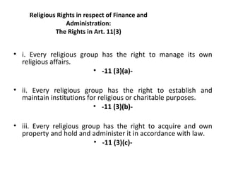 Article 11 freedom of religion | PPT