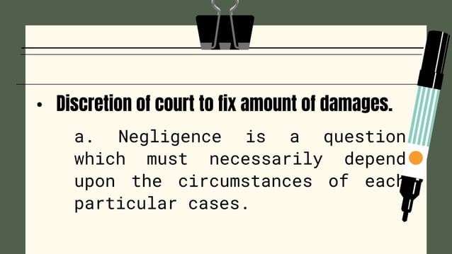 ART. 1172. Responsibility arising from negligence in the performance of ...