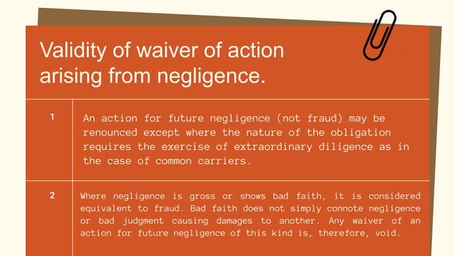 ART. 1172. Responsibility arising from negligence in the performance of ...