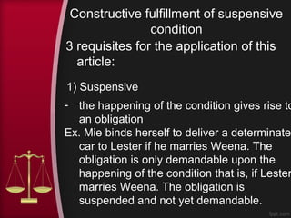 Article 1185 1186 | PPT | Law