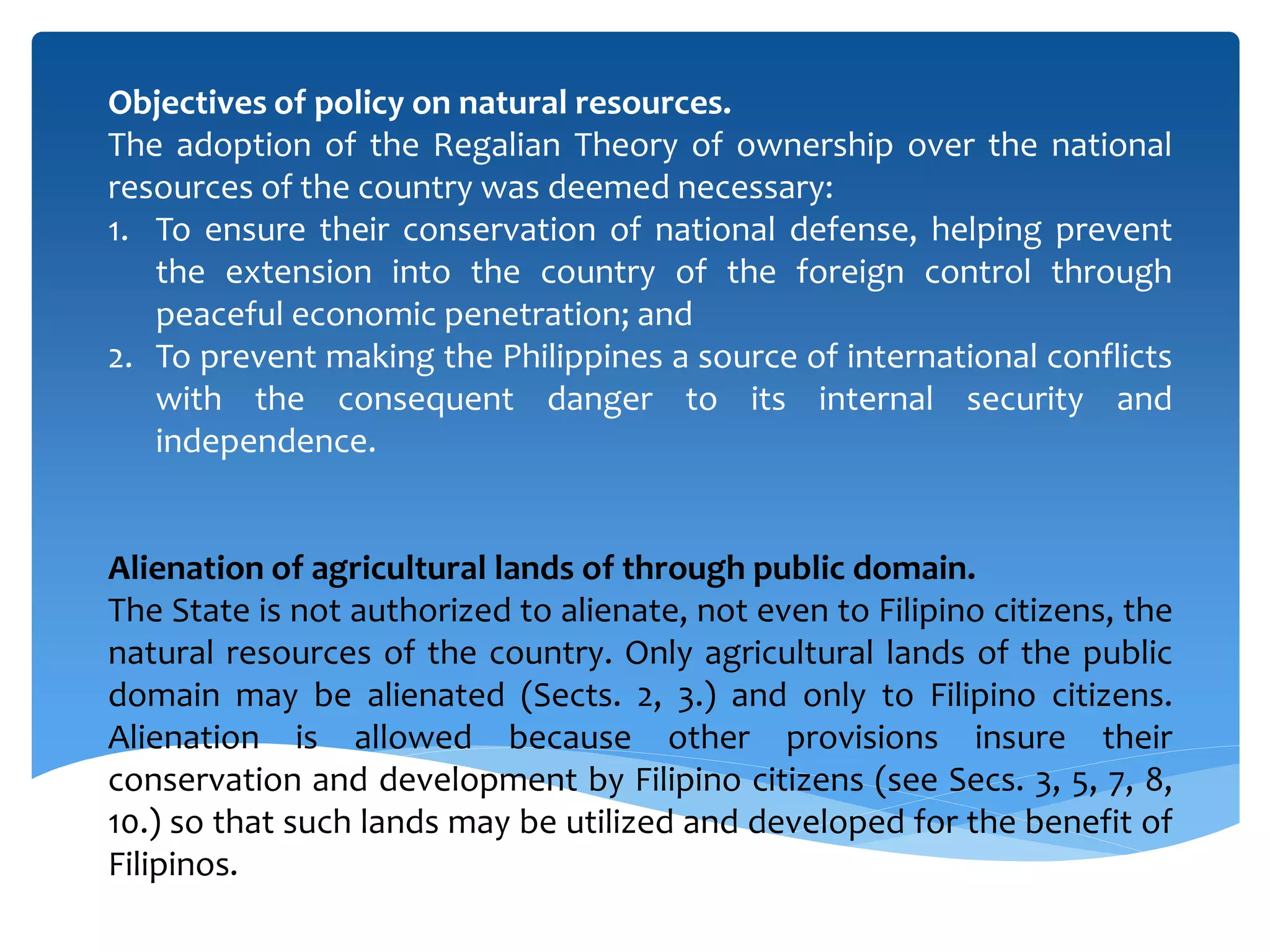 Article 12 national economy and patrimony | PPTX