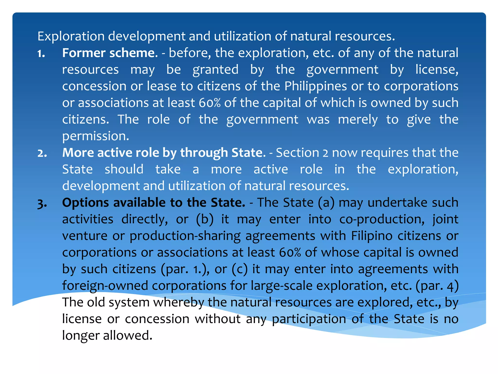 Article 12 national economy and patrimony | PPTX