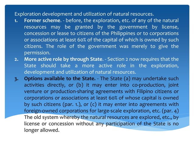 Article 12 national economy and patrimony | PPTX
