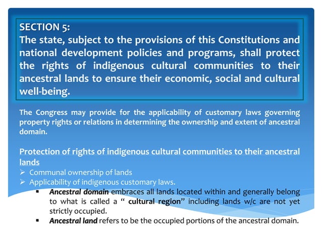 Article 12 national economy and patrimony | PPTX