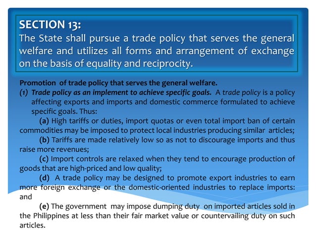 Article 12 national economy and patrimony | PPTX