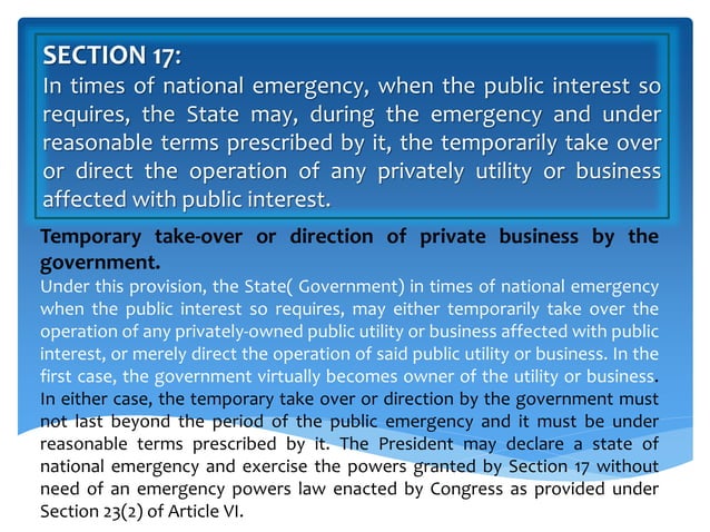 Article 12 national economy and patrimony | PPTX