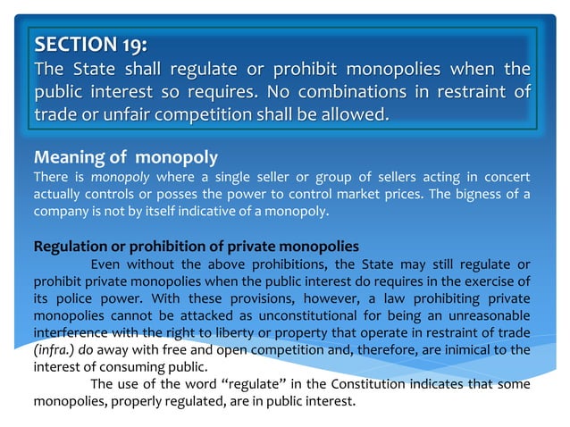 Article 12 national economy and patrimony | PPTX
