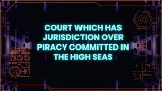 Article 122 - Piracy in general and mutiny on the high seas. Article ...